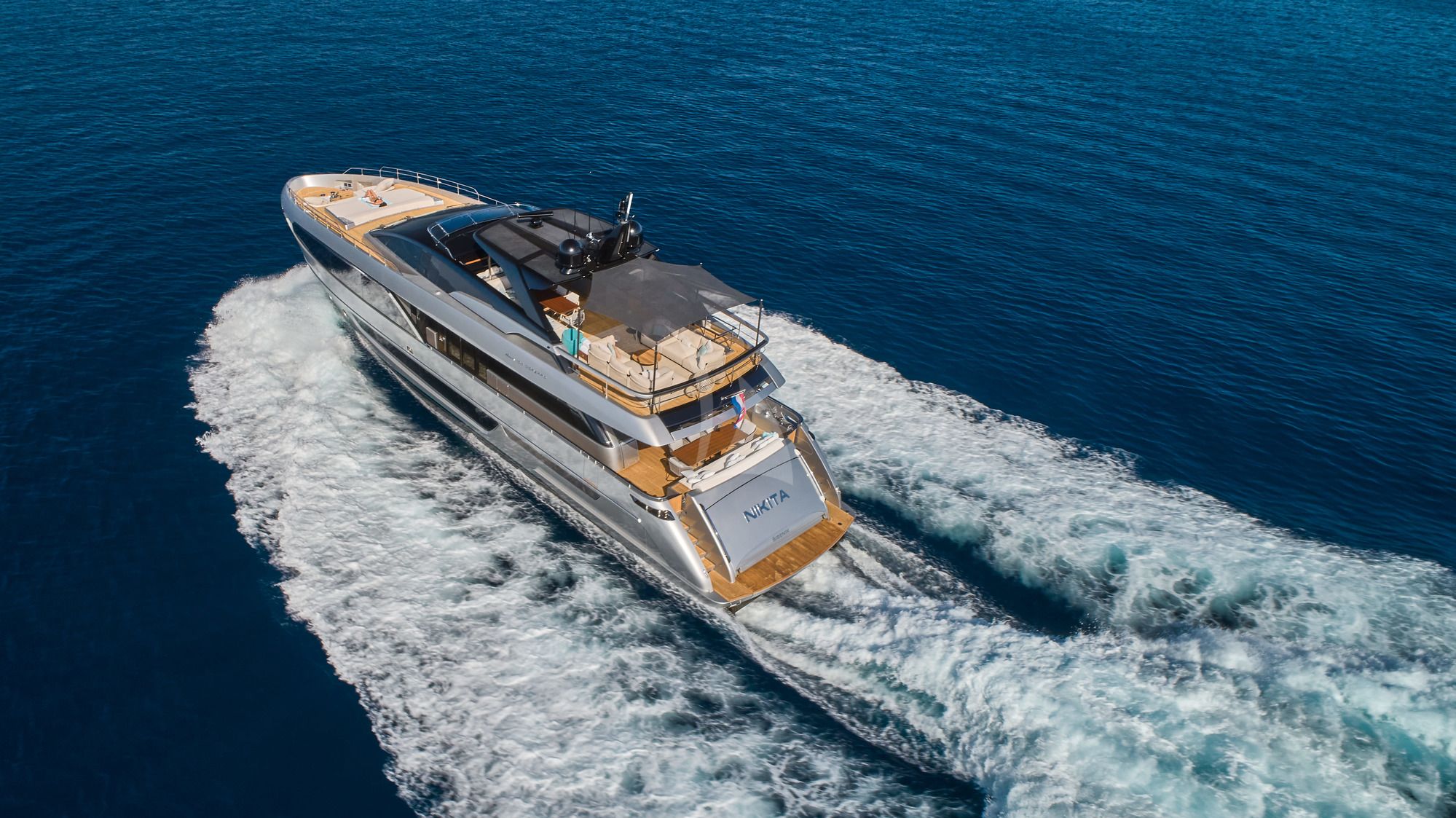 Luxury Crewed Motor Yacht NIKITA - Riva Corsaro 100 - 4 Cabins - Split ...