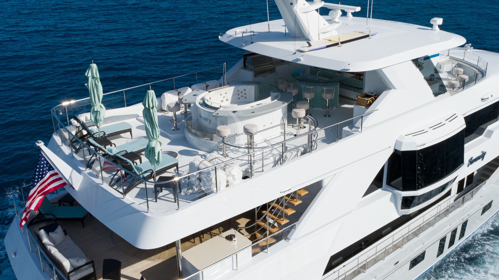 Luxury Crewed Motor Yacht SERENITY - IAG Yachts 133 - 6 Cabins ...