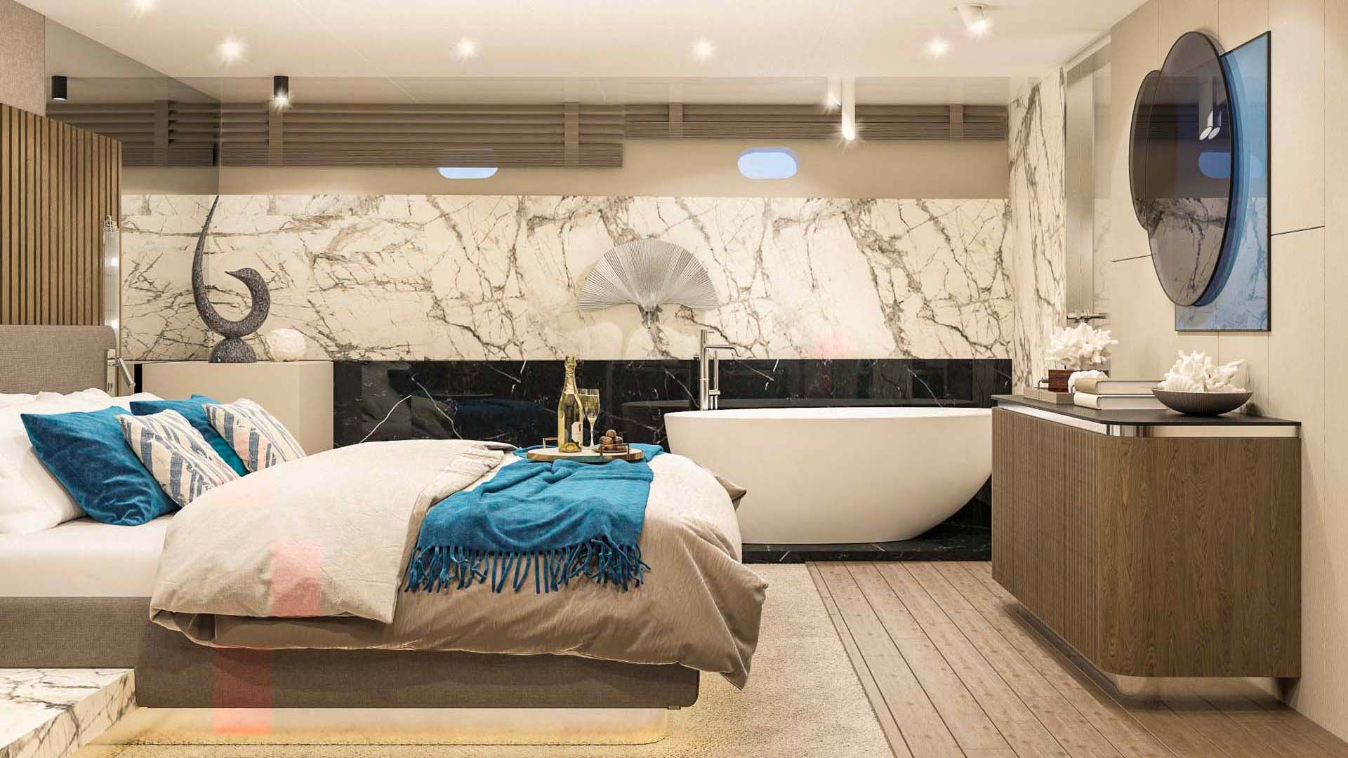 Luxury Crewed Sailing Yacht CLASE AZUL - Radez 48m - 6 Cabins - Split ...