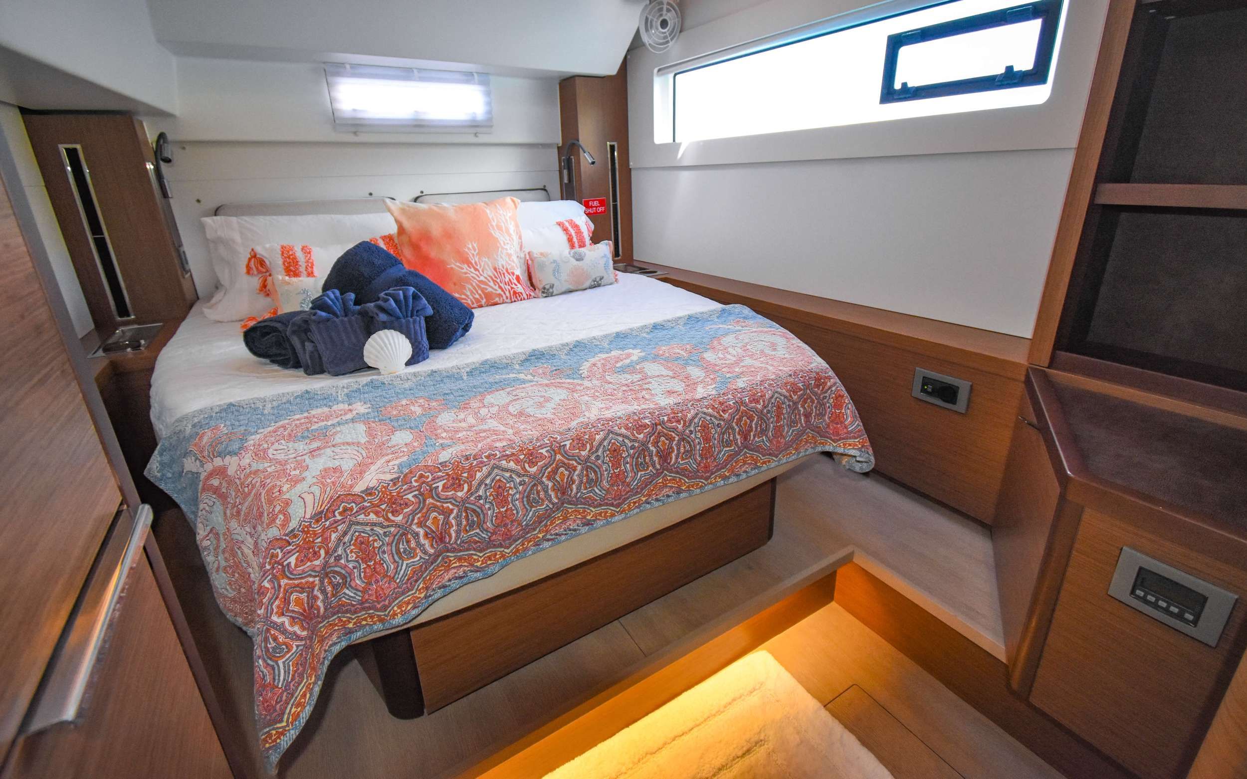 Catamaran Inside Bedroom