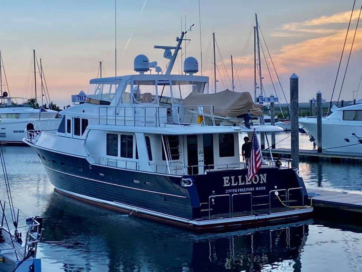 Crewed Motor Yacht ELLEON - Grand Banks 64 - 2 Cabins - New England ...