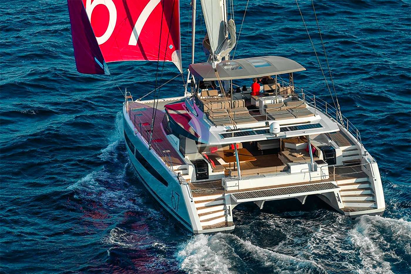 Luxury Crewed Catamaran OCEANUS - Fountaine Pajot 70 - 4 Cabins ...