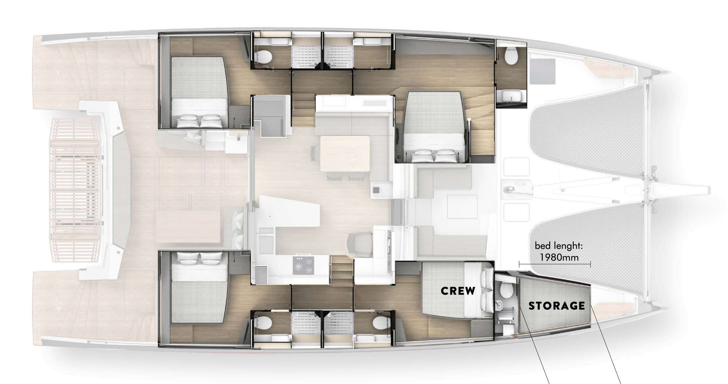 Crewed Catamaran WILD ROSE - Privilege Signature 580 - St. Thomas - St ...