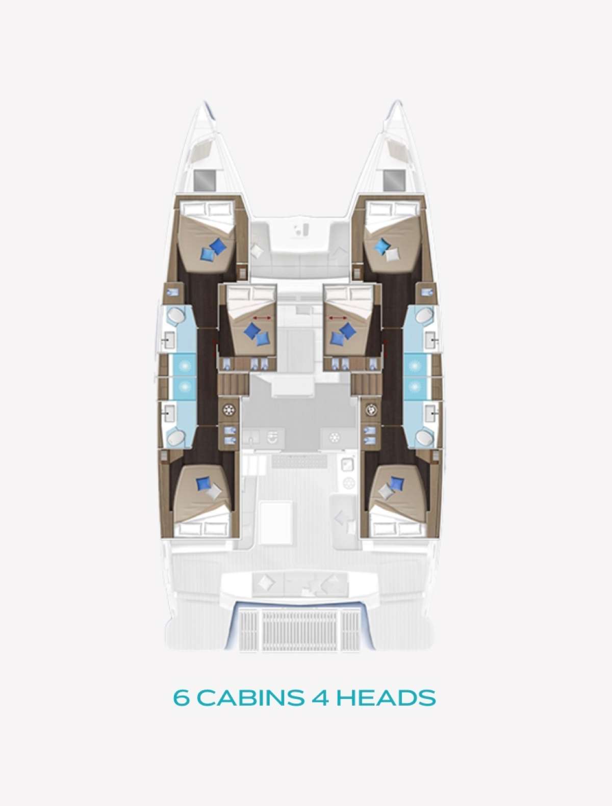 Crewed Catamaran JEWEL - Lagoon 51 - 6 Cabins - Athens - Mykonos ...