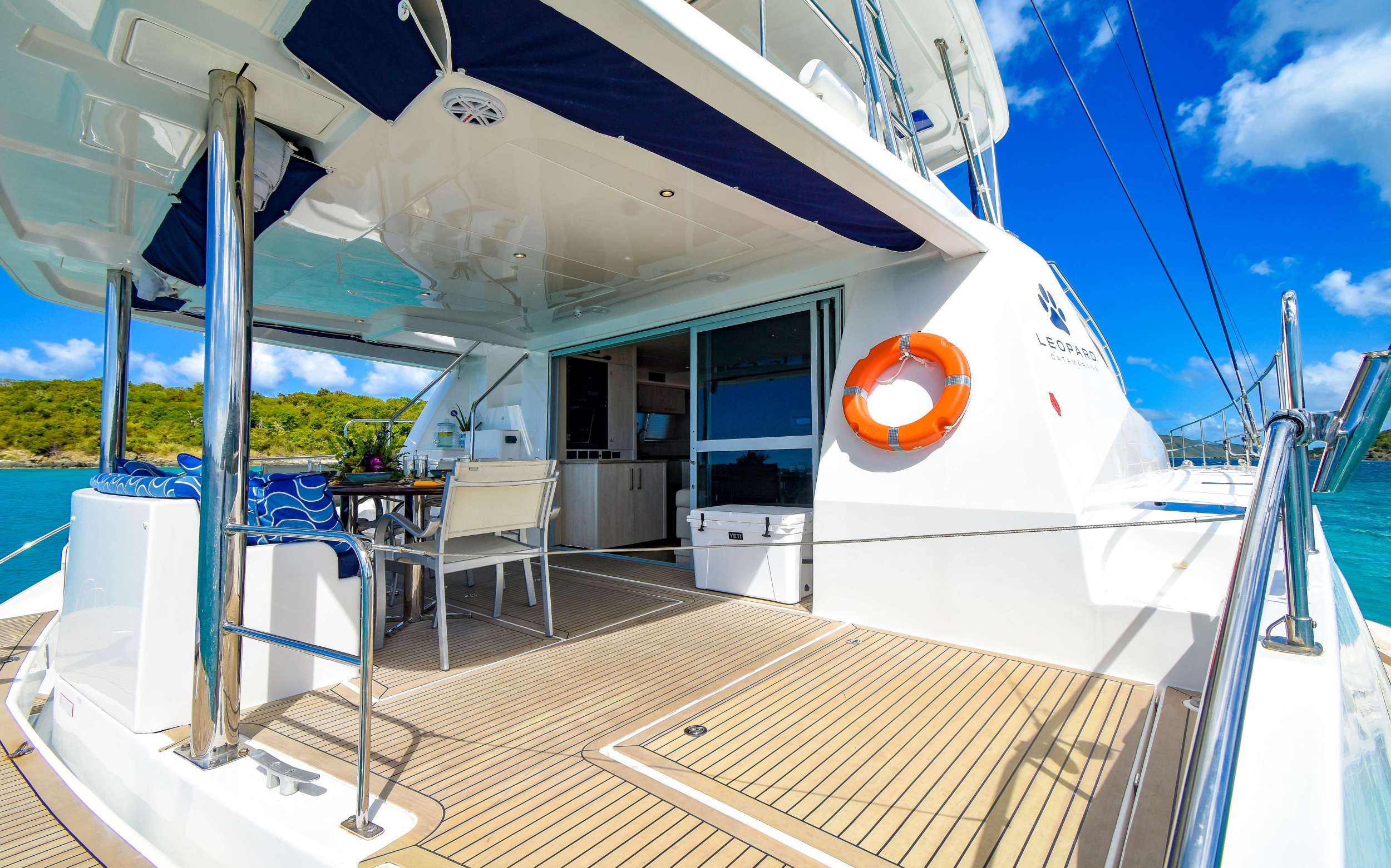 Crewed Catamaran LEEWAY - Leopard 58 - 3 Cabins - St. Thomas - USVI ...
