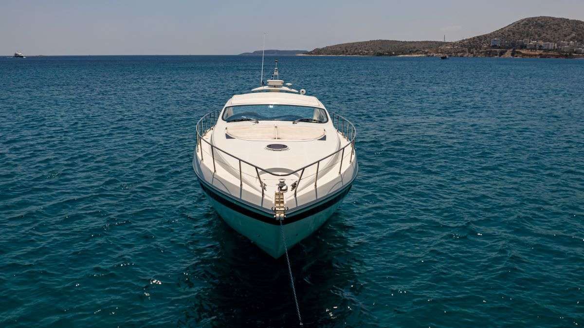 Crewed Motor Yacht MIRA - Pershing 55 - 2 Cabins - Athens - Santorini ...