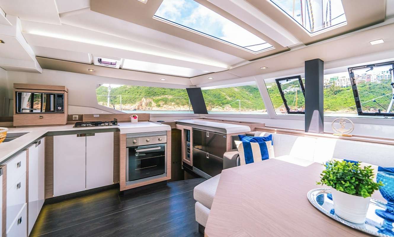 Crewed Catamaran HELIDONI - Fountaine Pajot Tanna 47 - 4 Cabins - Volos - Sporades Islands ...
