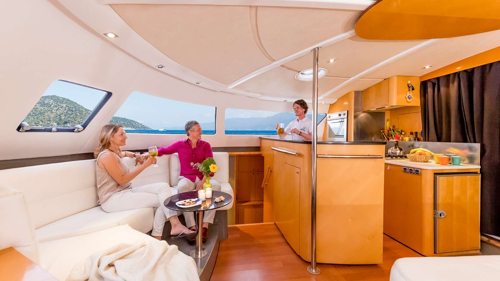 Crewed Catamaran ZORBA CAT - Fountaine Pajot Eleuthera 60 - 4 Cabins ...