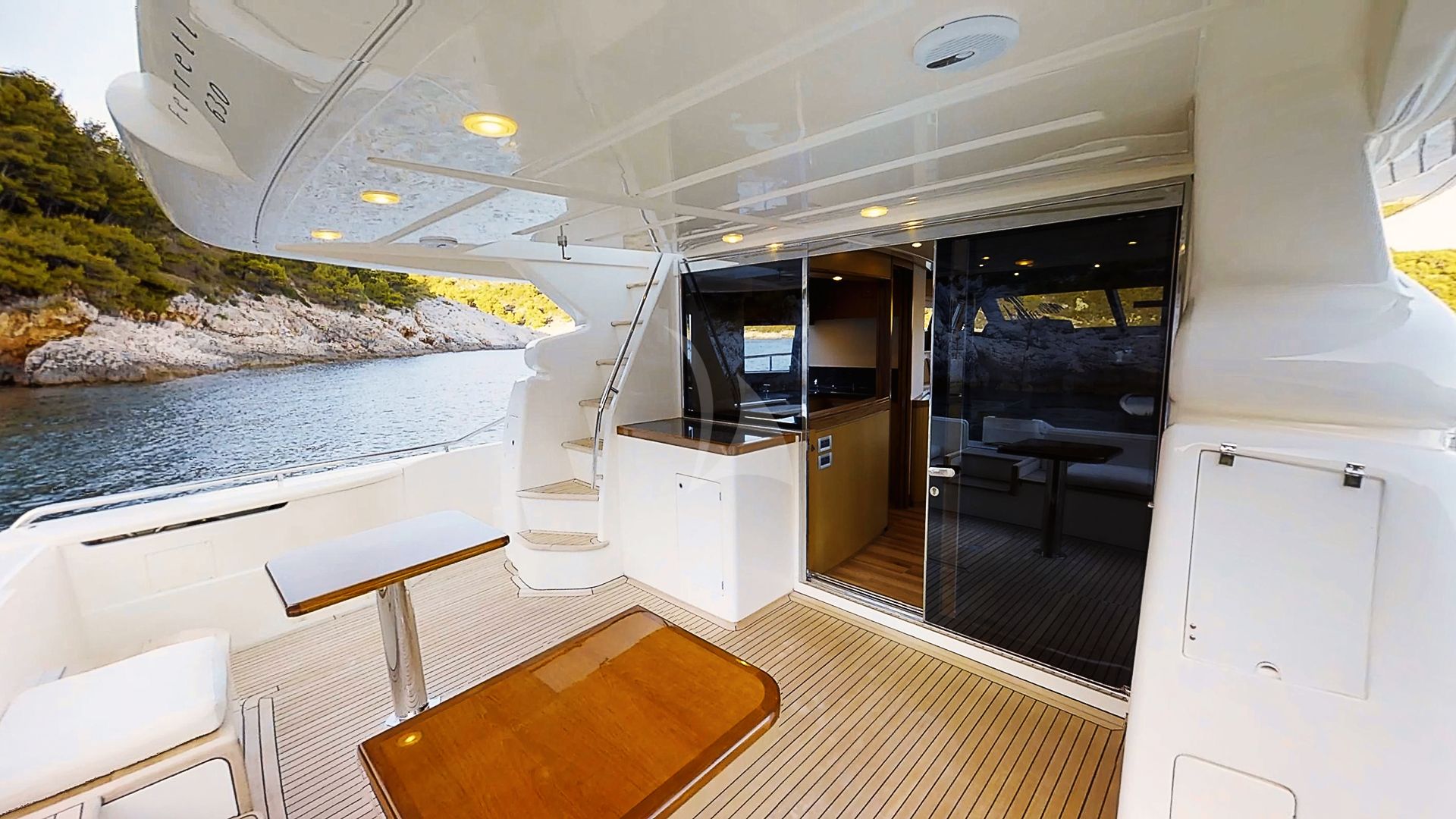 Crewed Motor Yacht AMY - Ferretti 630 - 3 Cabins - Split - Hvar ...