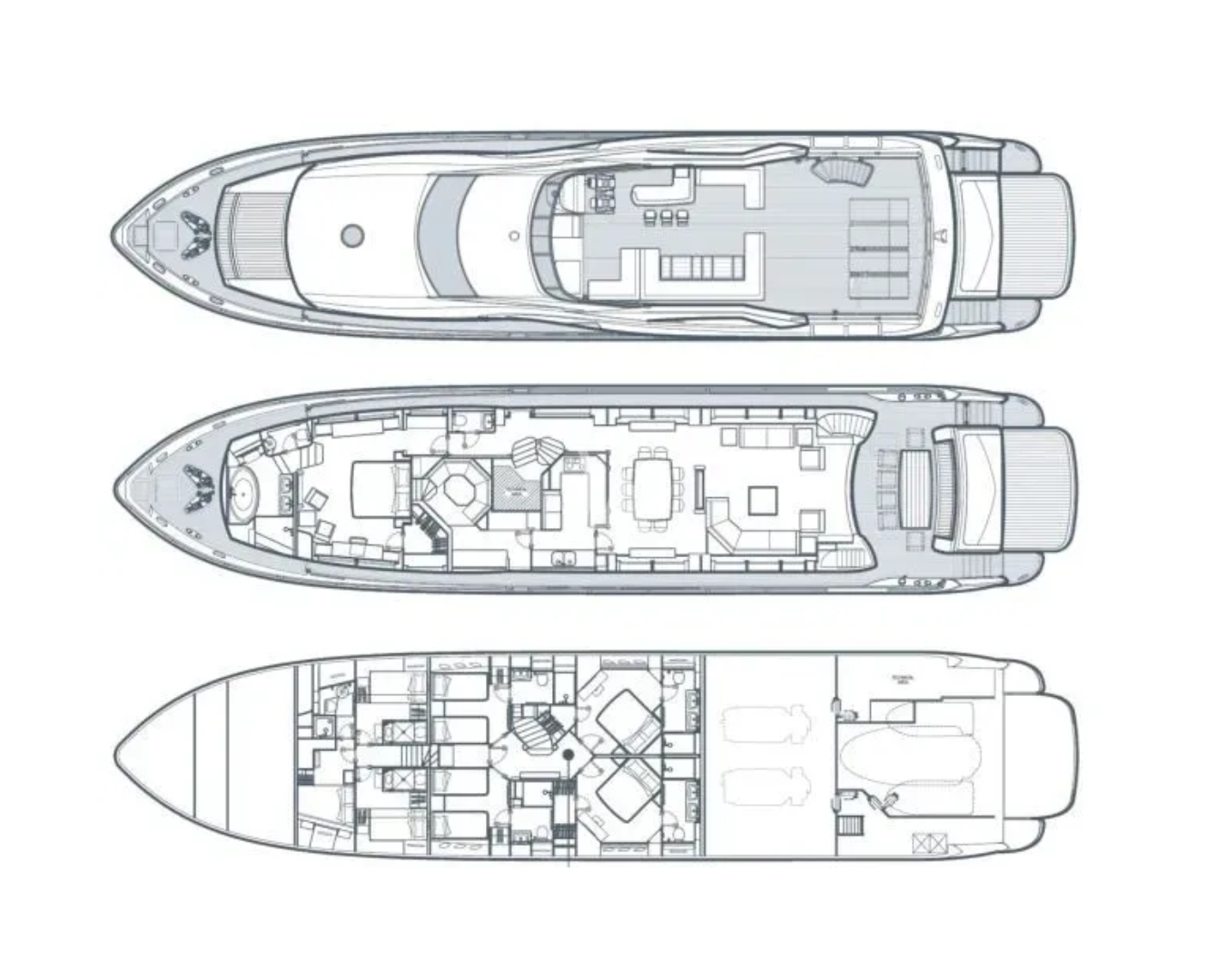Luxury Crewed Motor Yacht ARAGO - Sunseeker 34m - 5 Cabins - Split ...