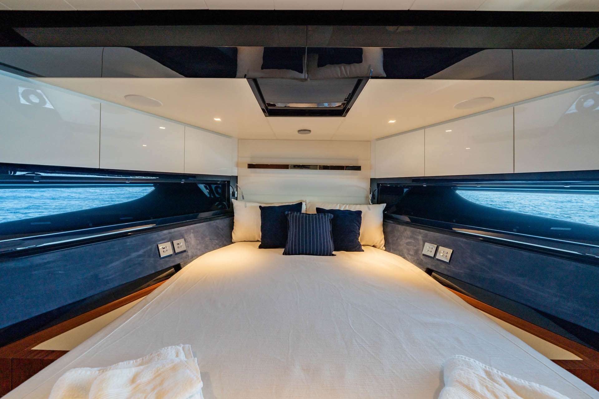 Crewed Motor Yacht BLUE SHARK - Riva 66 Ribelle - 3 Cabins ...