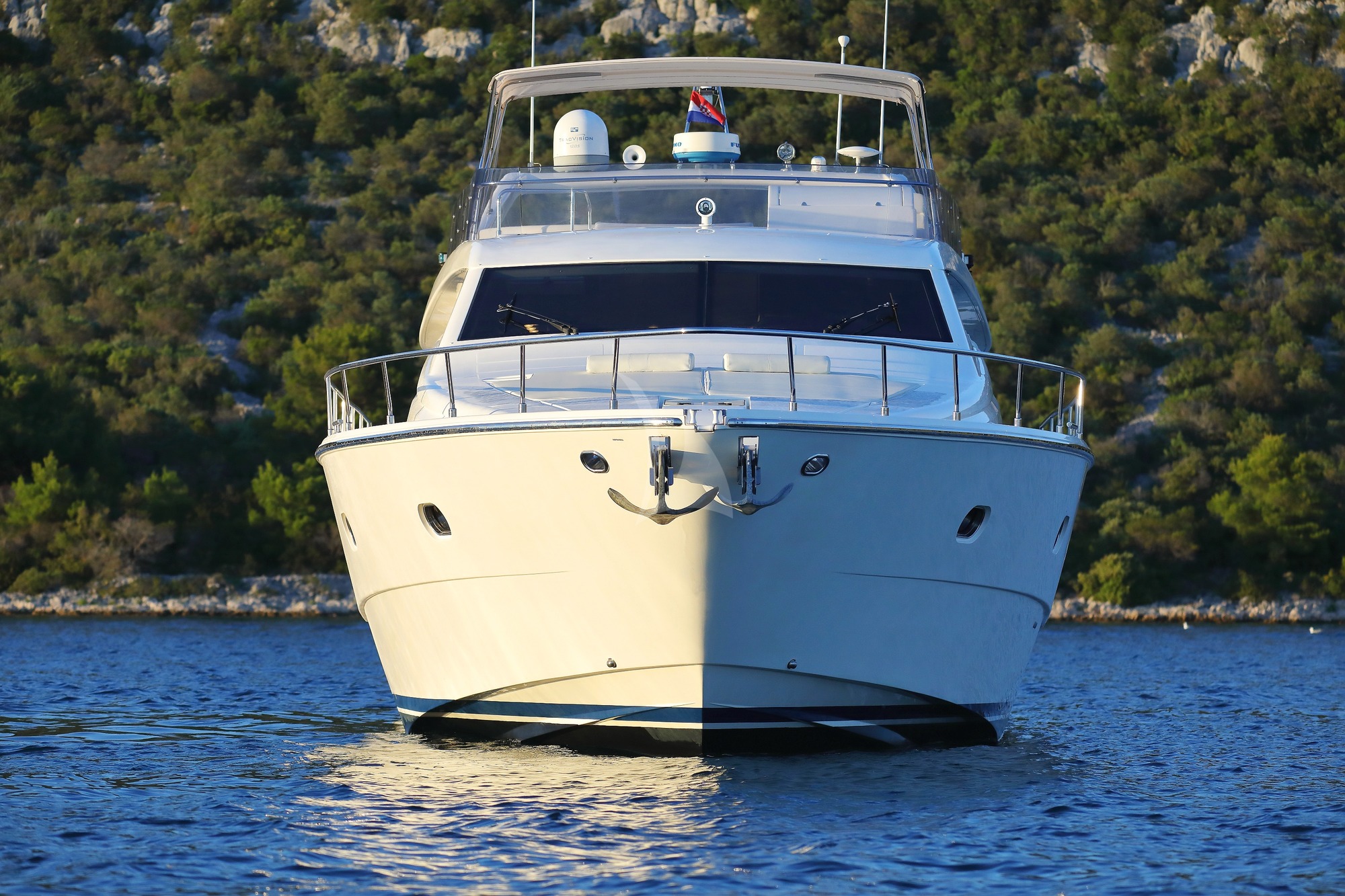Crewed Motor Yacht DOMINIQUE - Ferretti 681 - 4 Cabins - Split - Hvar ...