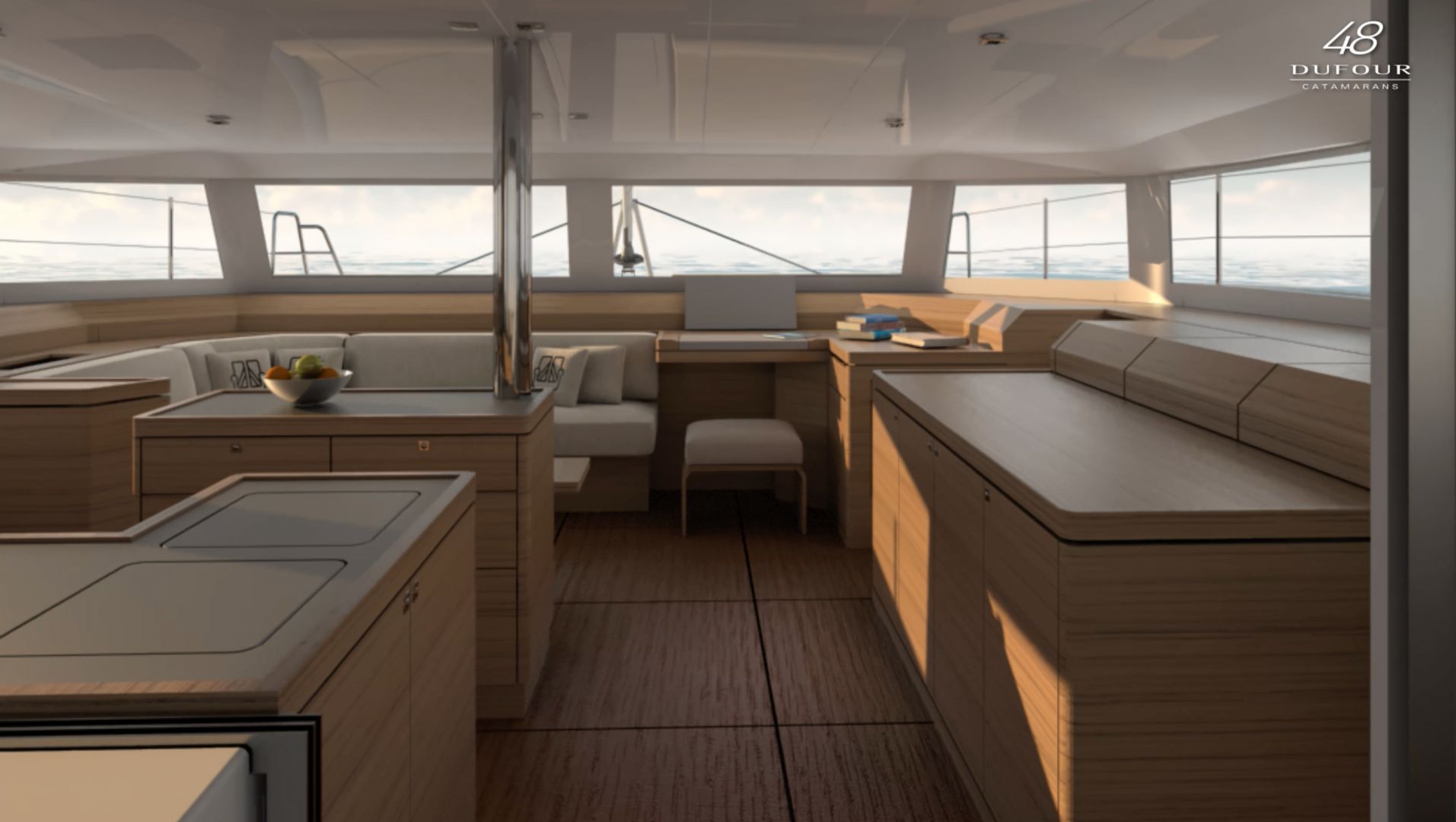 Bareboat Catamaran DUFOUR 48 - 7 Cabins (5 Double + 1 Twin Bunk + 2 ...