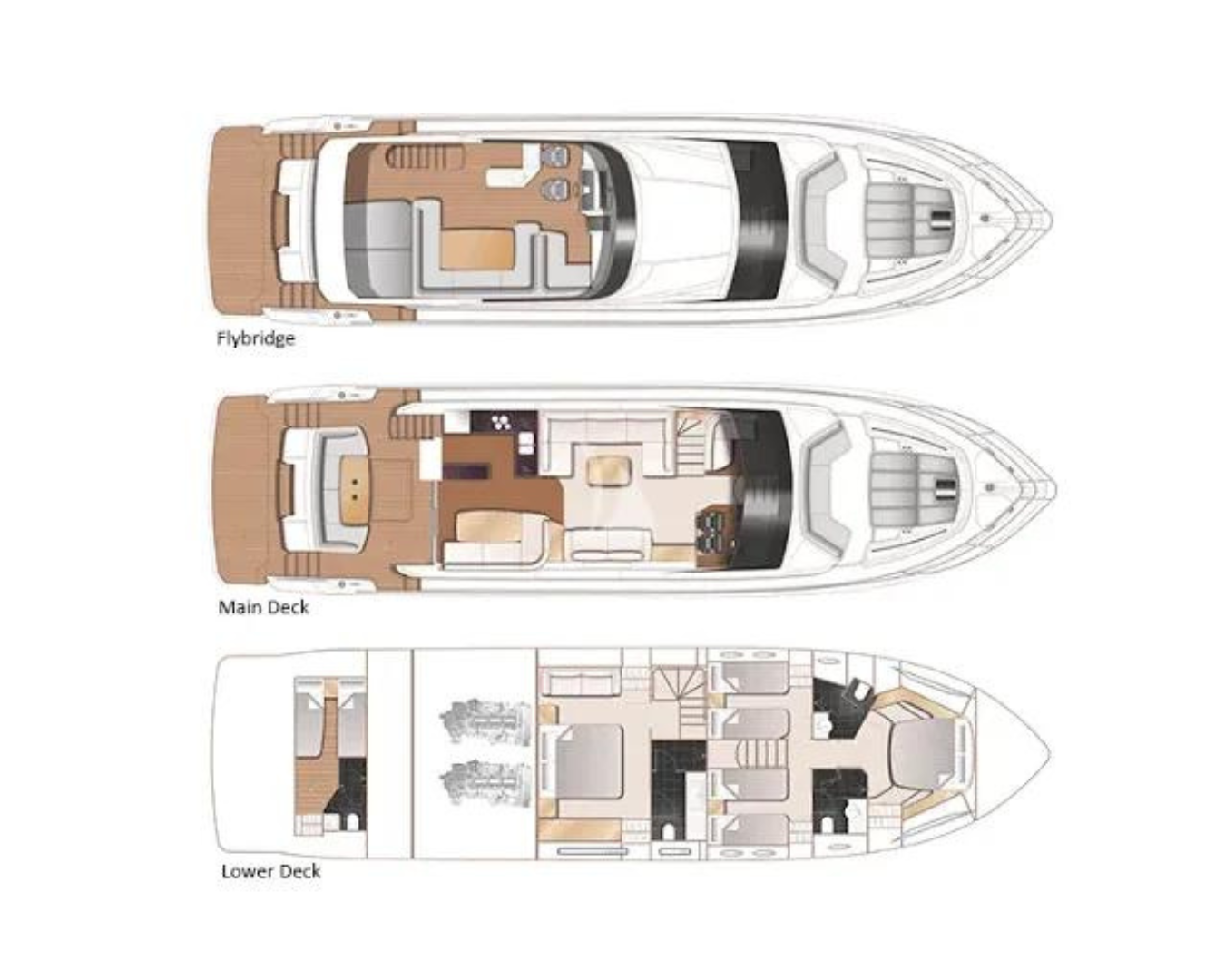 Luxury Crewed Motor Yacht FREE SOUL - Princess 68 - 4 Cabins - Palma ...
