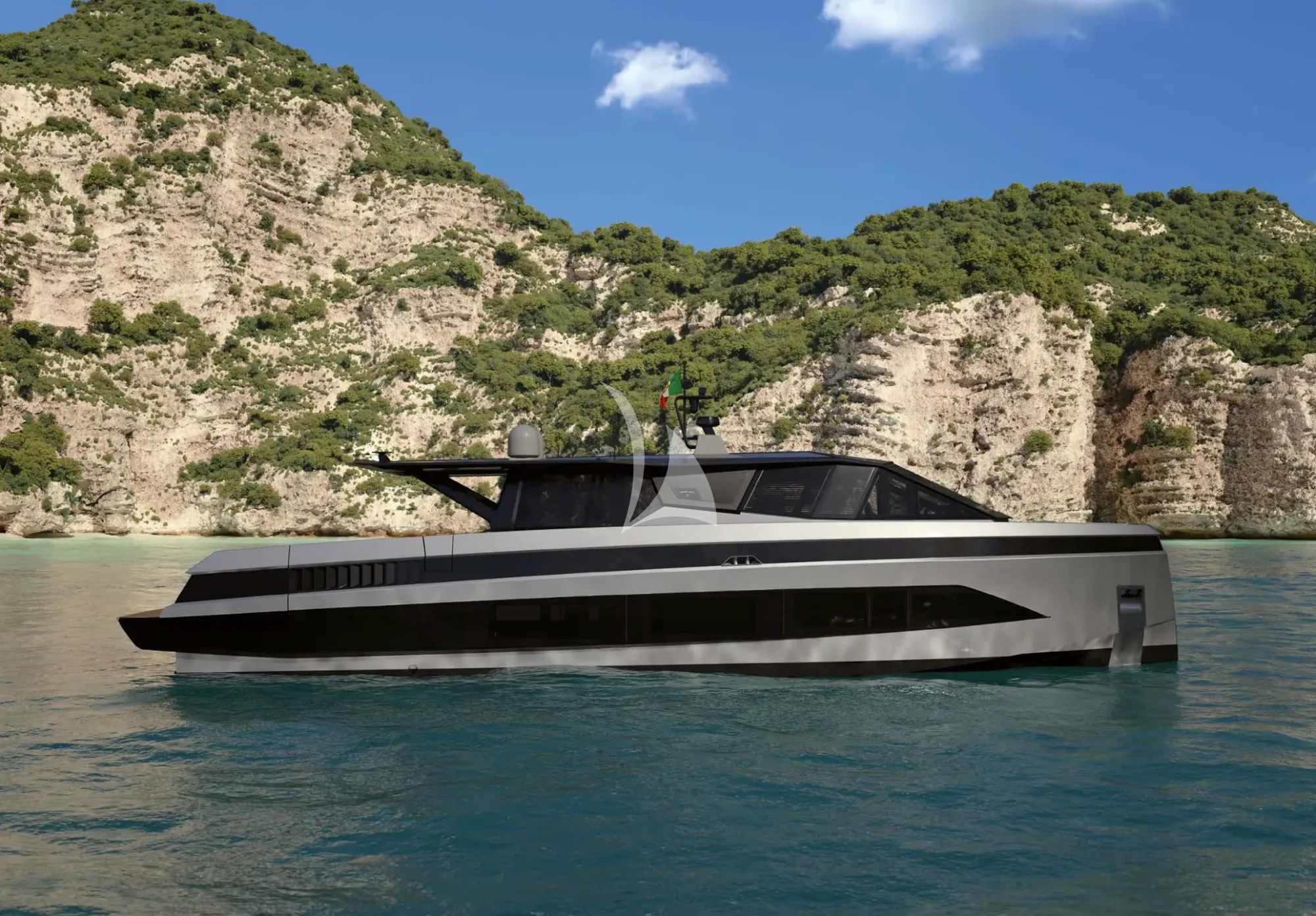 Luxury Crewed Motor Yacht MOONRAKER - Wally wallywhy100 - 3 Cabins ...