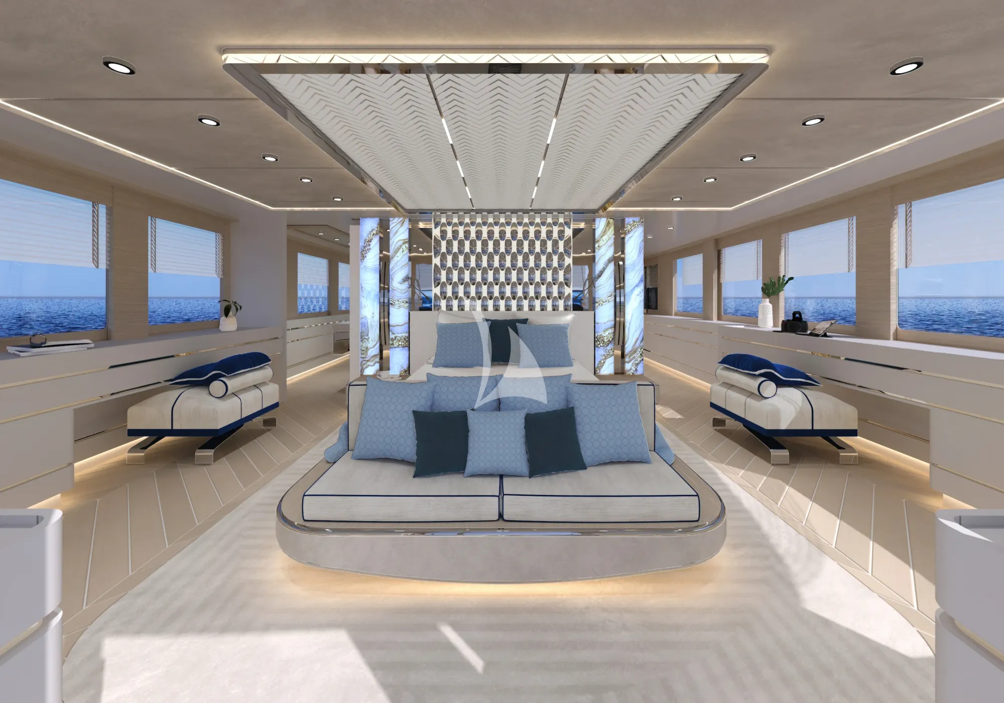 Luxury Crewed Motor Yacht RENATA - Cerri Cantieri Navali 40m - 6 Cabins ...