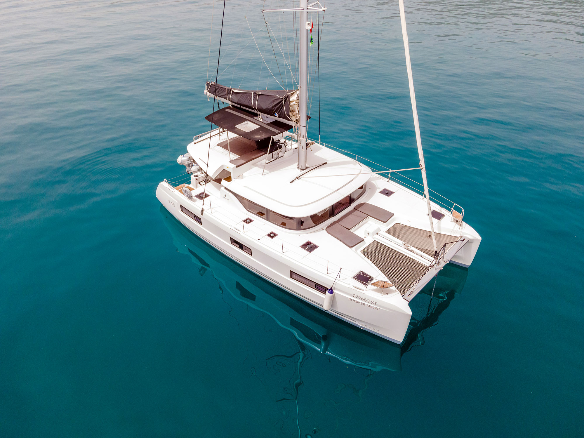 Bareboat Catamaran SUMMER MAGIC - Lagoon 46F - 4 Cabins - Split ...
