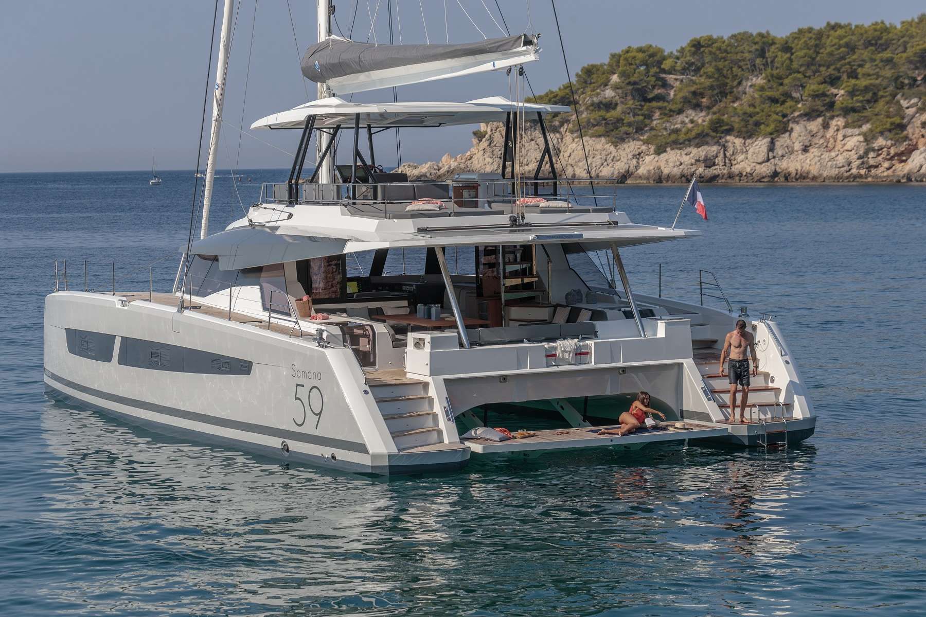 Crewed Catamaran ARGO - Fountaine Pajot Samana 59 - 5 Cabins - Tahiti ...