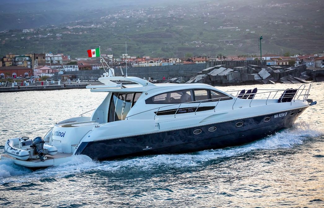 Crewed Motor Yacht Alena 52 - Day Charter - Taormina - Acitrezza ...