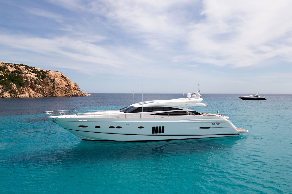 Crewed Motor Yacht ARAMIS - Princess V78 - 4 Cabins - Sardinia - Porto ...