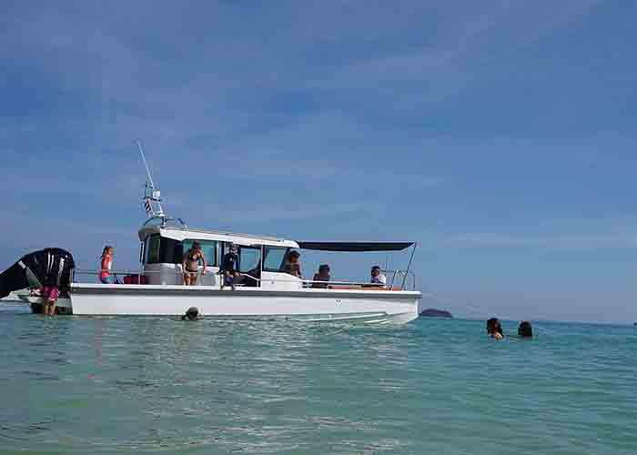 Crewed Motor Yacht Axopar 28 - Day Charter 5 Guests - Phuket, Thailand ...