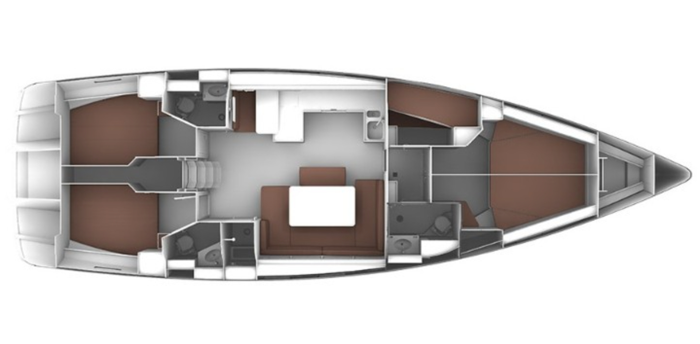 Bareboat Sailing Yacht Bavaria Cruiser 51 - 5 Cabins - 2017 - Gocek ...