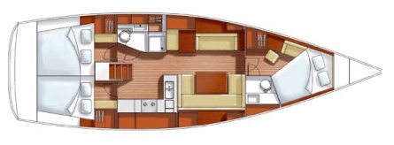 Bareboat Sailing Yacht Hanse 430 - 3 Cabins - Marseille - France Photos ...