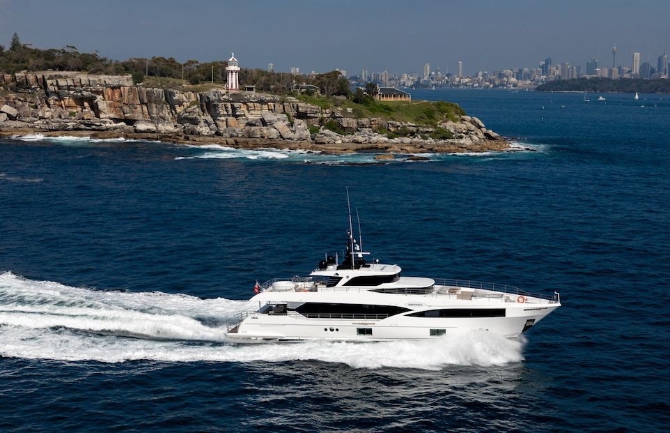 Luxury Crewed Motor Yacht ONEWORLD - Gulf Craft 32m - 5 Cabins - Sydney ...