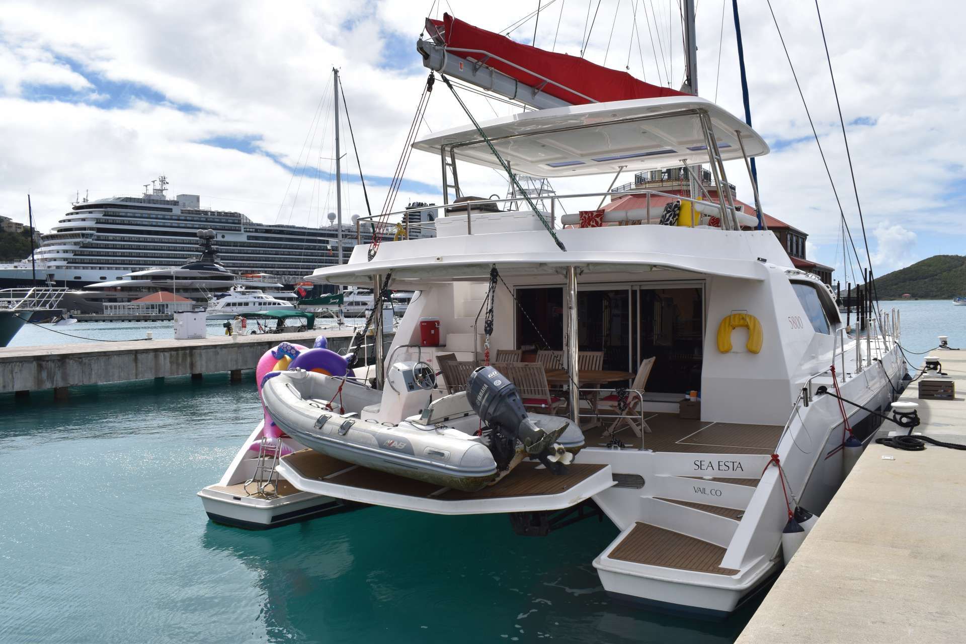 Crewed Catamaran SEA ESTA - Leopard 58 - 5 Cabins - St Thomas - US ...