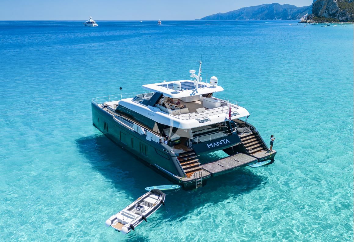 Luxury Crewed Power Catamaran MANTA - Sunreef 80 - 4 Cabins - Athens ...