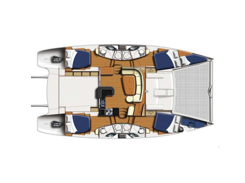 Luxury Crewed Catamaran DESTINY III - Leopard 46 - 3 Cabins - Nassau ...