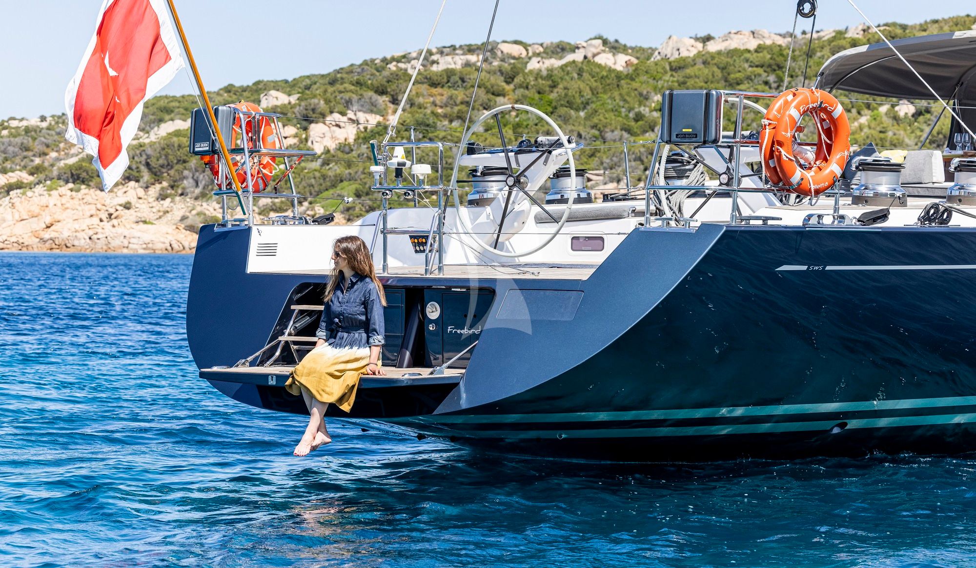 Luxury Crewed Sailing Yacht FREEBIRD - Southern Winds 100 RS - 4 Cabins ...