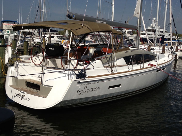 Bareboat Sailing Yacht Jeanneau Sun Odyssey 44DS - 2 Cabins - 2013 ...