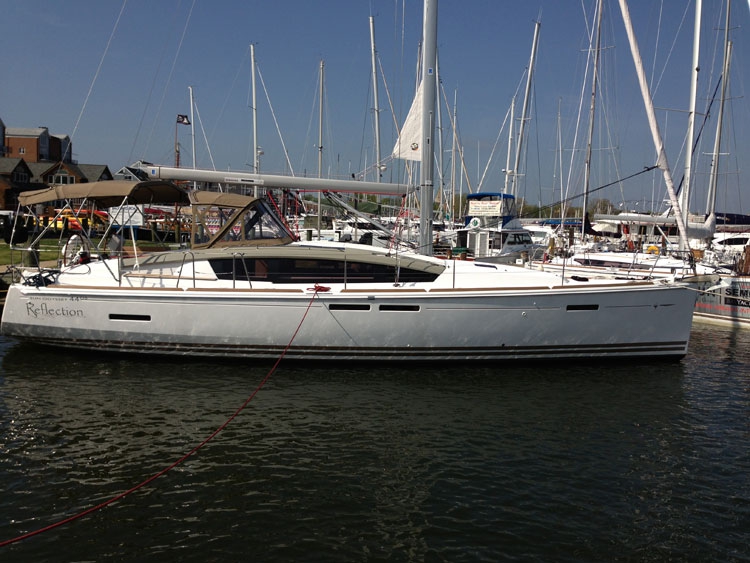 Bareboat Sailing Yacht Jeanneau Sun Odyssey 44DS - 2 Cabins - 2013 ...